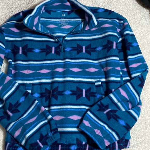 SO | Shirts & Tops | Nwt Girls Quarter Zip Fleece | Poshmark